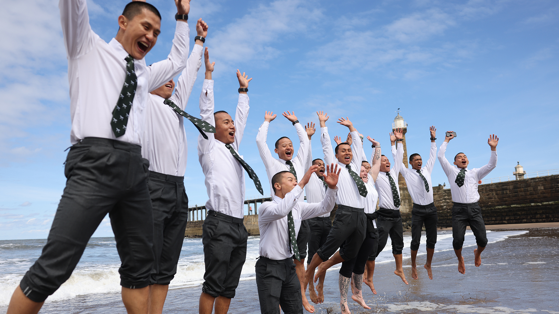 Fish and chips at the seaside: Gurkha recruits go on curious but ...