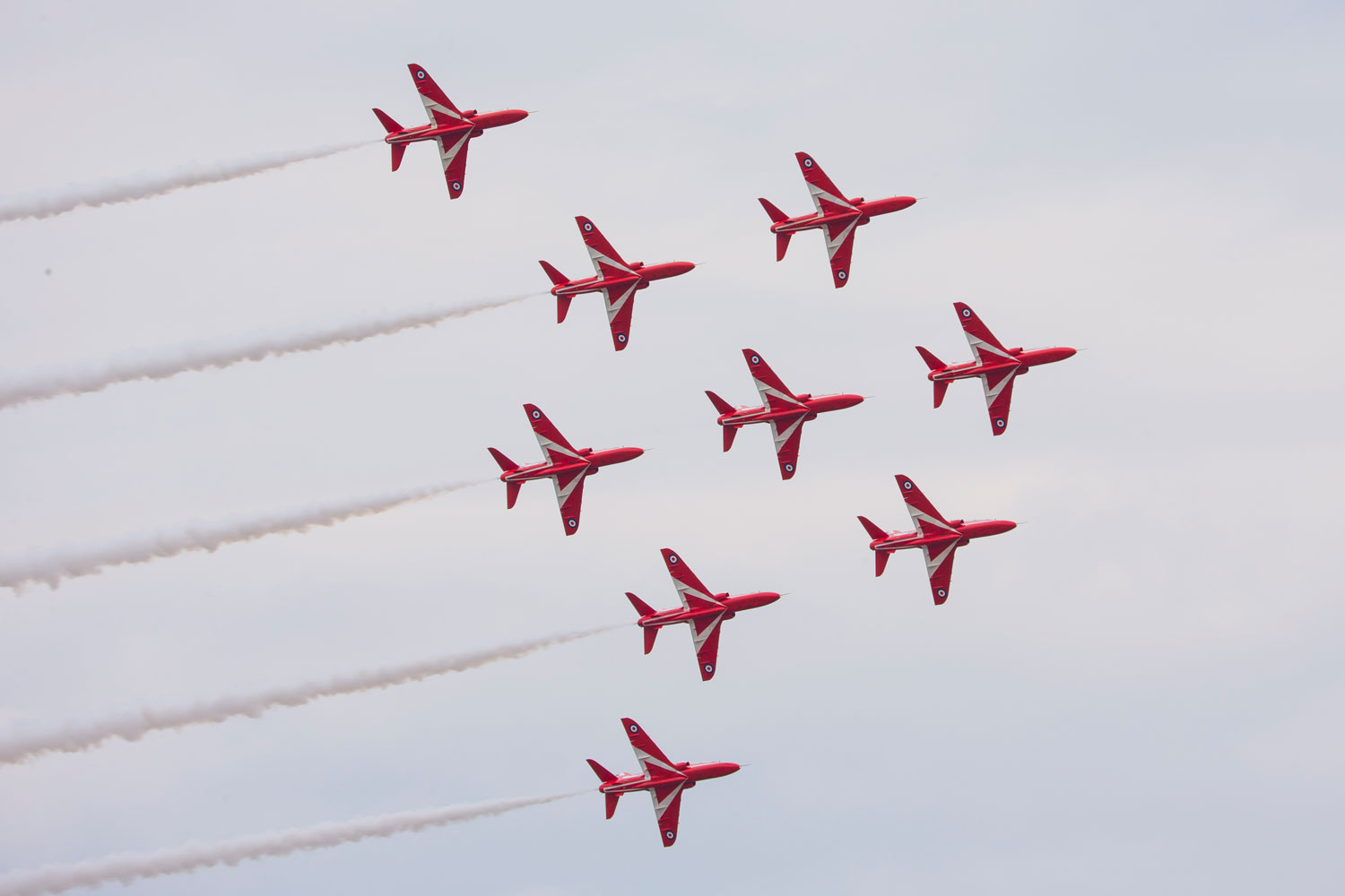 Red Arrows Jet Suffers Bird Strike
