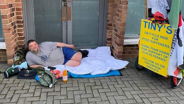 'Good old British determination' helping veteran on epic fundraising ...