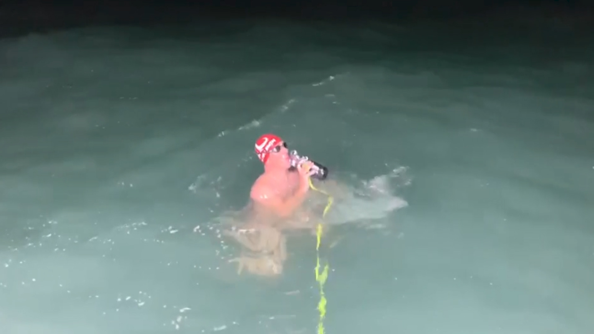 Soldier Swims Across Channel To Raise Mental Health Awareness