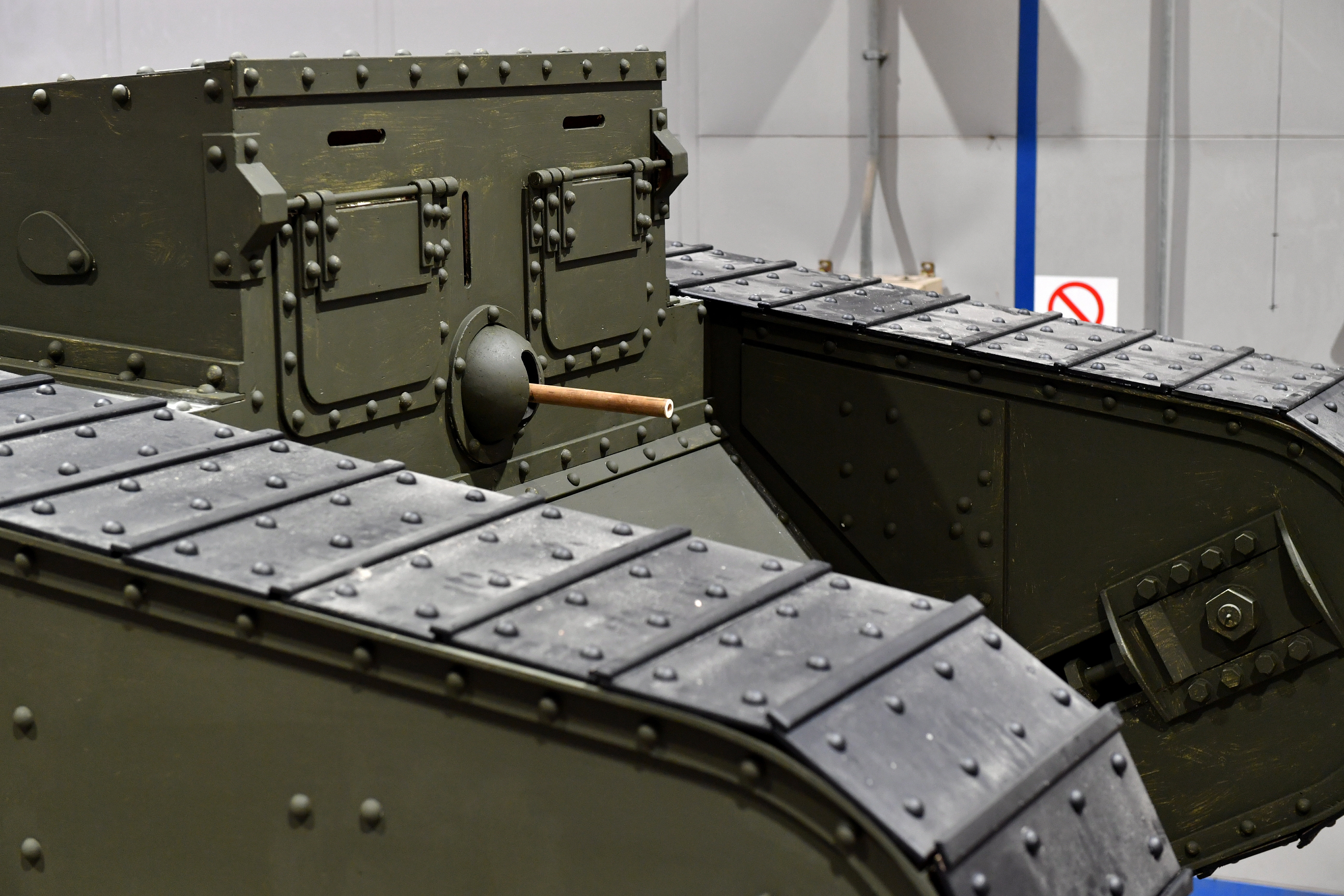 Tank Fan Builds Full-Sized WW1 Replica... With Just Wood!