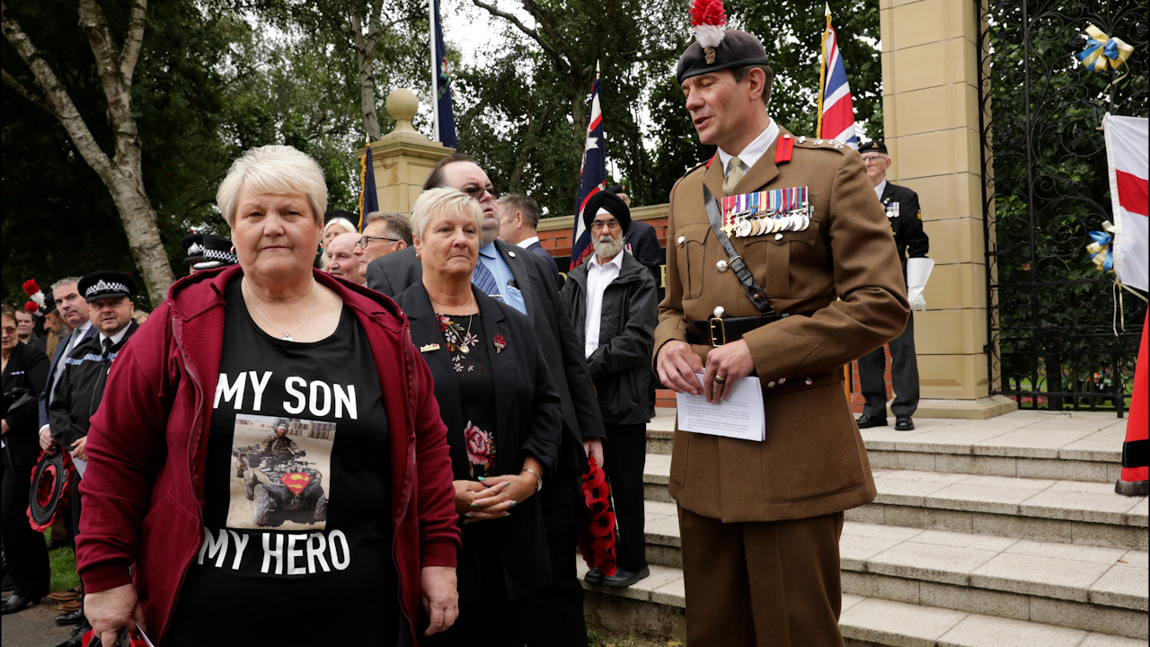 Road renamed in honour of soldier killed during war in Afghanistan