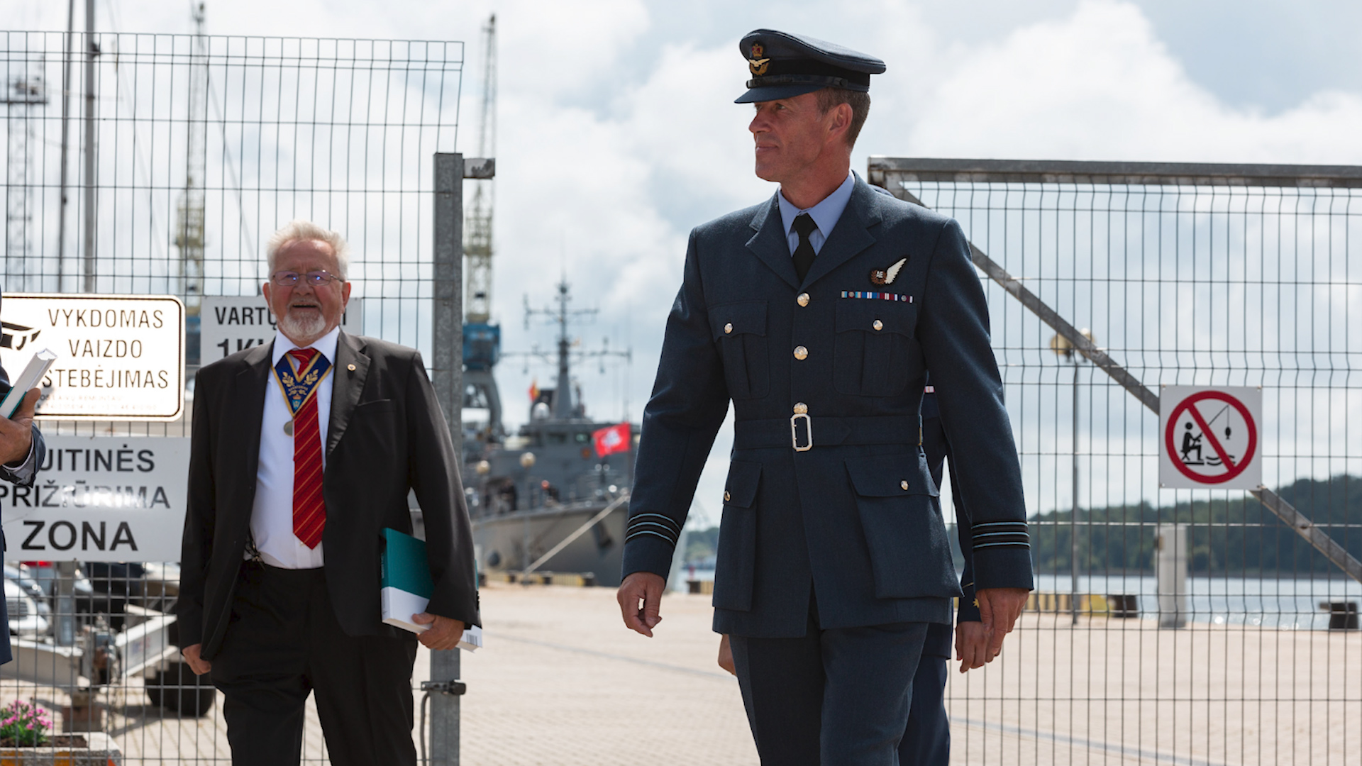 RAF Takes Part In Lithuanian Remembrance Service