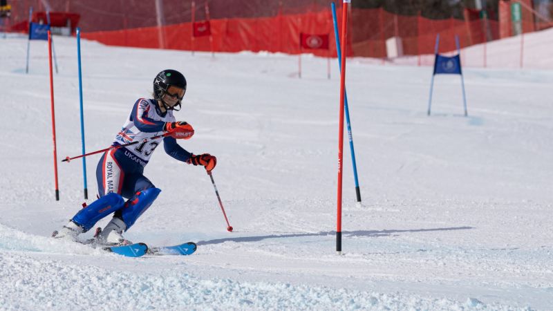 RAF claim glory in both men's and women's Alpine Ski Slalom race