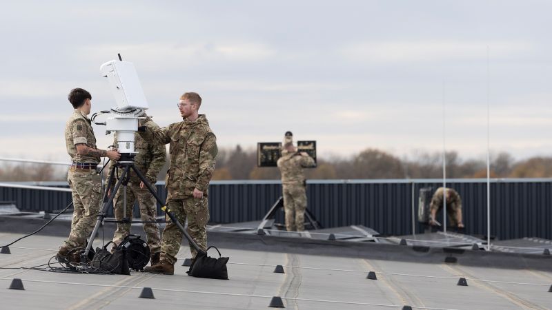 In pictures: RAF counter-drone unit deployed to Belgium after drone ...