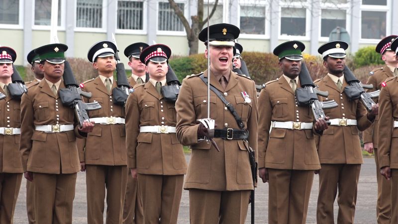 Trainee Guardsmen pass out from Catterick ready for King's Birthday ...