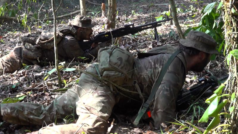 No terrain too tough for British soldiers surviving in the Belize jungles