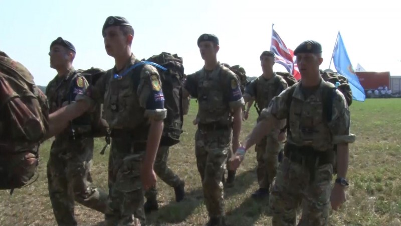 British Forces Join World's Largest March