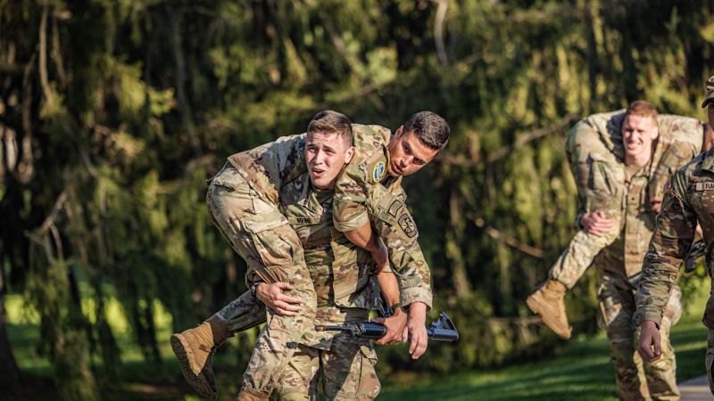 Sandhurst teams taking part in prestigious military skills competition ...