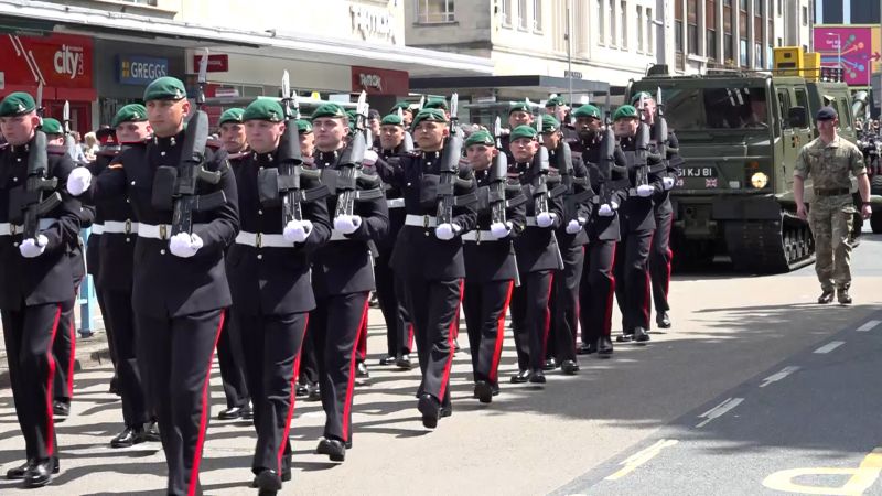 Commando Gunners celebrate 60 years during Freedom of the City parade