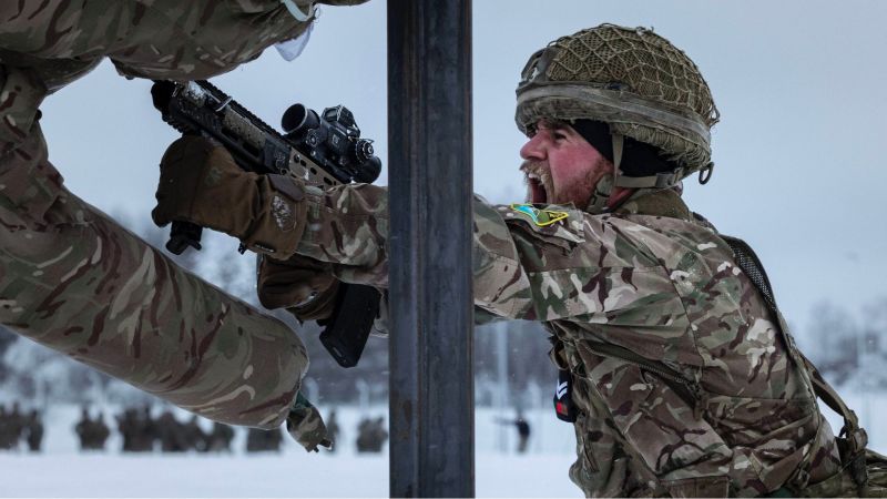 En garde: British Army personnel sharpen their controlled aggression on ...