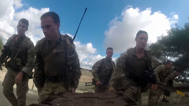 Regimental Rivalry: Cyprus Troops Show Off Life Saving Skills