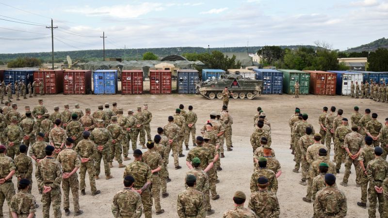 British Army Troops Take Part In Largest Exercise Warfighter For 30 Years