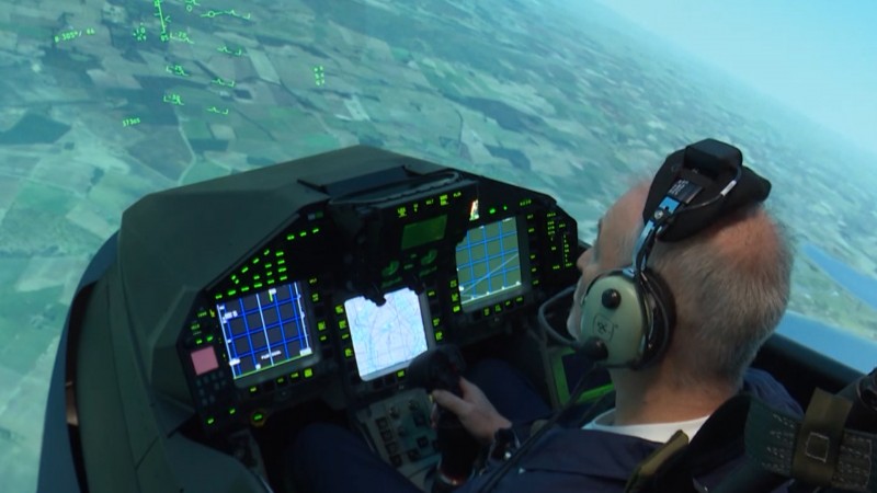 New Typhoon Simulators Allow Pilots To Train In '4 Ship' Formation