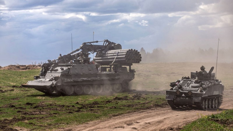 Spring Storm Gallery: British Troops In Estonia - Part One