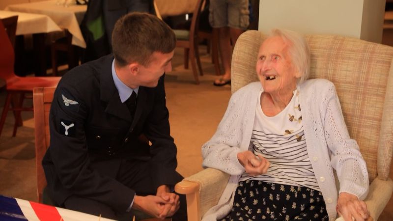 RAF repays wartime debt to 99-year-old veteran