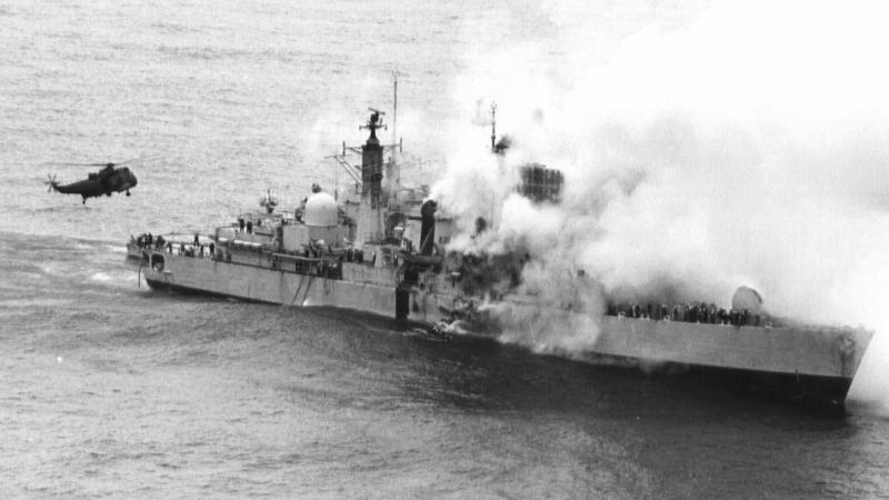 HMS Sheffield survivor recalls guilt he still feels 40 years after sinking