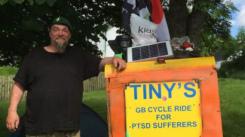'Good old British determination' helping veteran on epic fundraising ...