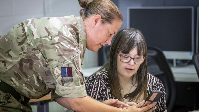 RAF Aviators deployed on multinational exercise engage with students in ...