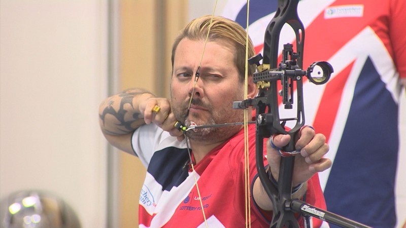 Paralympic Archer Gets Ready For Rio