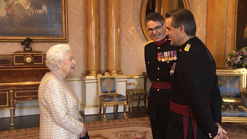 A Military Audience With The Queen