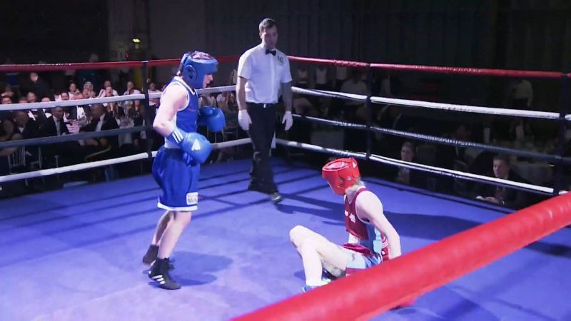 HMS Queen Elizabeth hosts action-packed boxing night