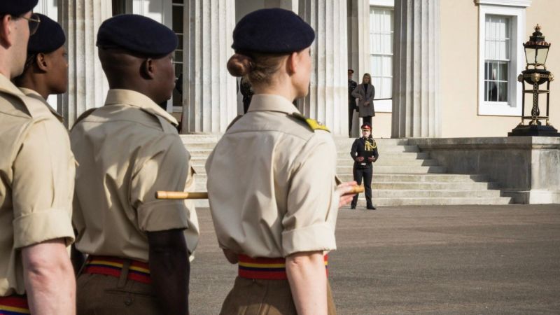 First Officer Cadets swear oath of allegiance to the King