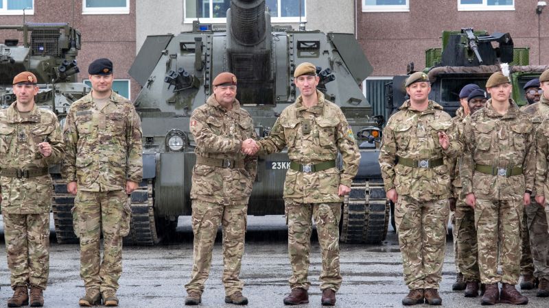 Army rotates troops on NATO duties in Estonia