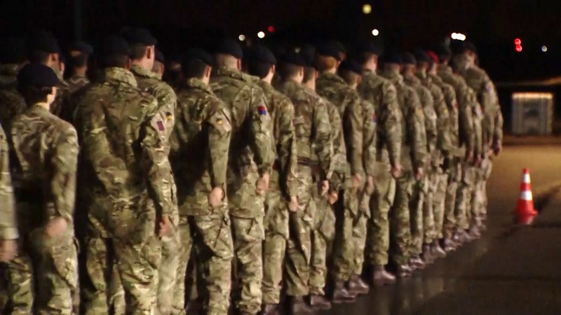 British Troops Deploy To Kosovo For NATO Force
