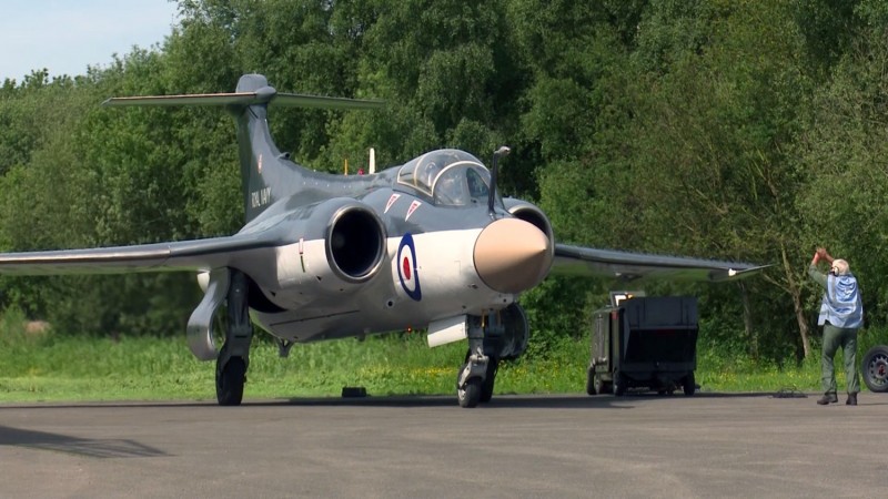 Navy Attack Aircraft Fires Up Engines At Military Museum