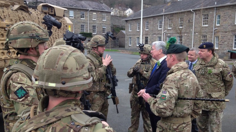 Defence Secretary In First Visit To Closing Base