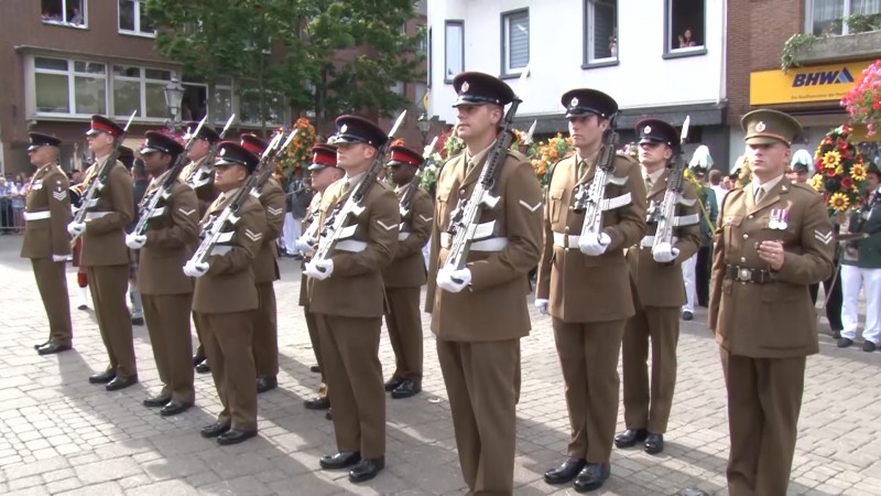 Sappers Return To Historic German Town