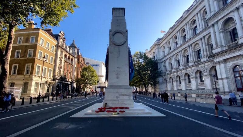 How the Cenotaph in central London's Whitehall became a focus for ...