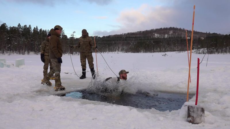 Arctic survival: Plunging through the ice with the Commando Helicopter ...