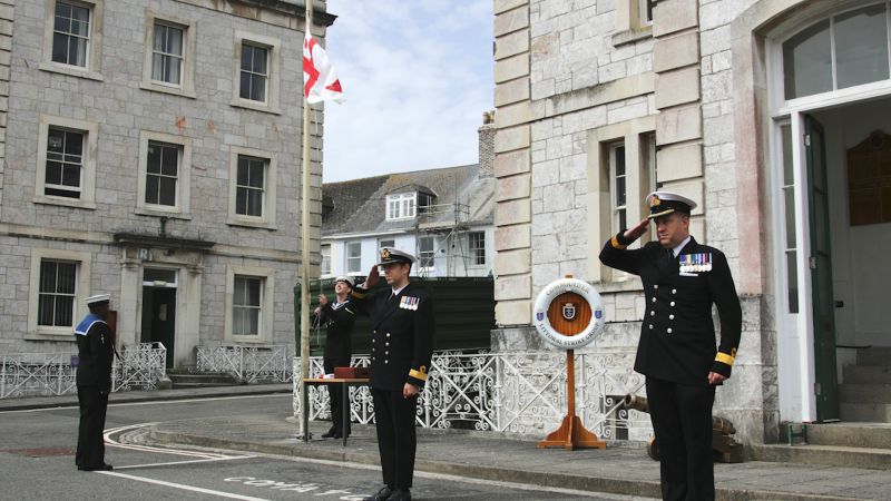 Commander Of UK's Amphibious Task Forces Hands Over Control