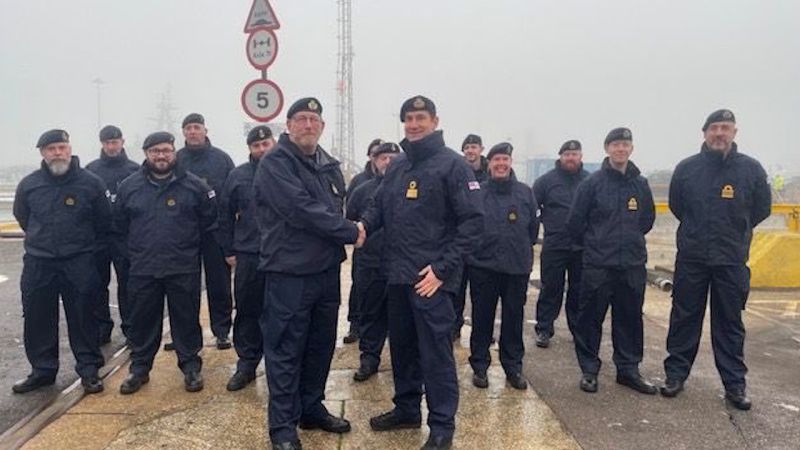 Royal Navy WO1 applauded for 45 years of dedicated service