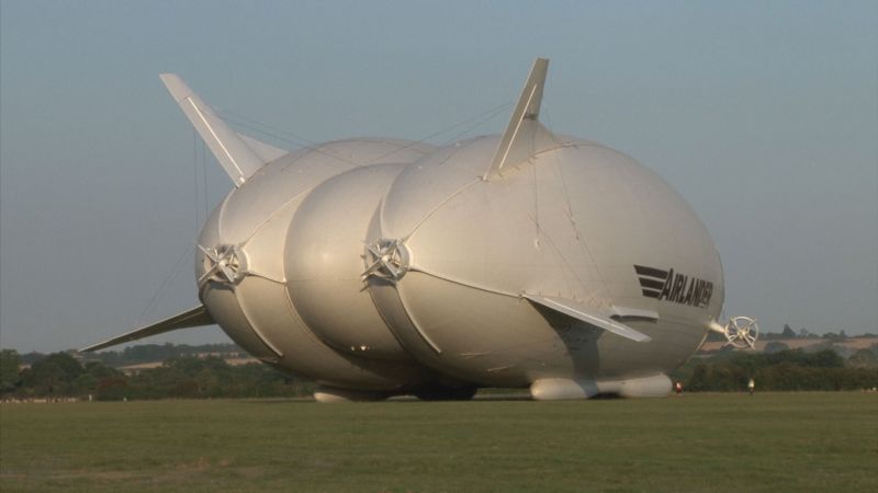 World's Longest Aircraft Makes British Debut