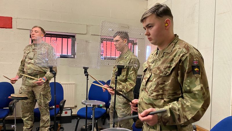 Watch: Army drummers hit the halfway point