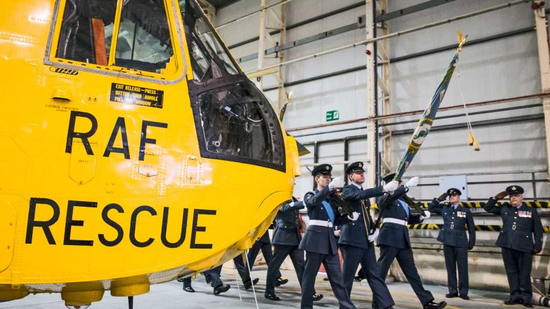Royals Mark End Of Search And Rescue