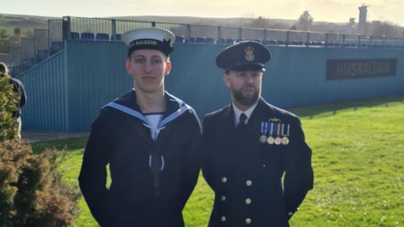 Father and son called Hunter serving together on same hunter-killer ...