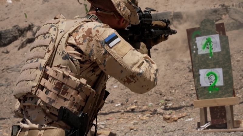 Assault rifle to sidearm: Estonian infantry soldier talks through the ...