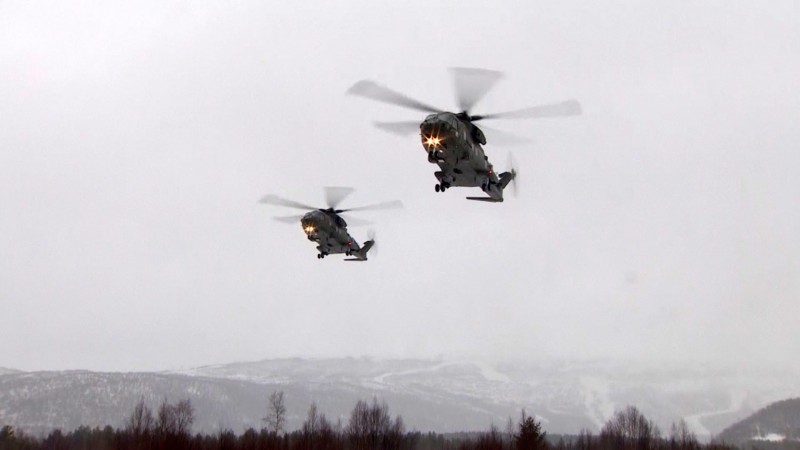 Merlins Join Chinooks In Norway