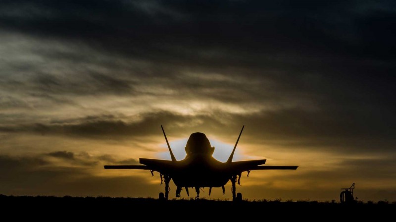 Lightning Strikes On Exercise Steel Knight