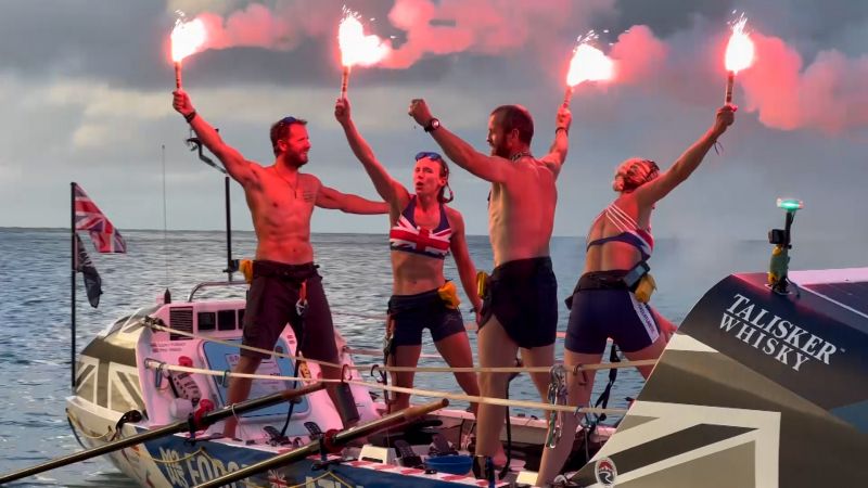 British Army soldiers set new world record after rowing Atlantic