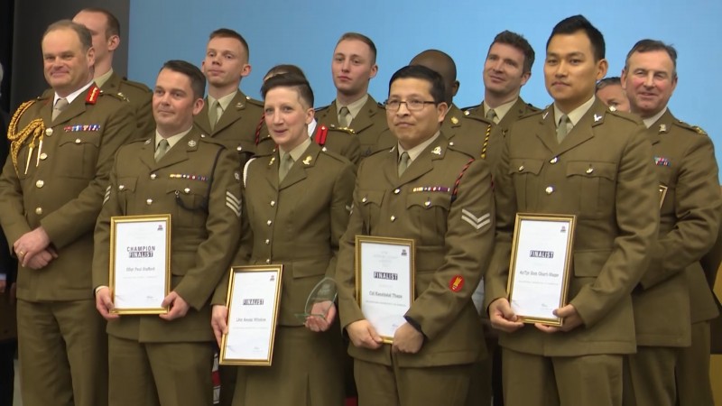 Army Personnel Have Their Hard Work Rewarded At Apprenticeship Awards