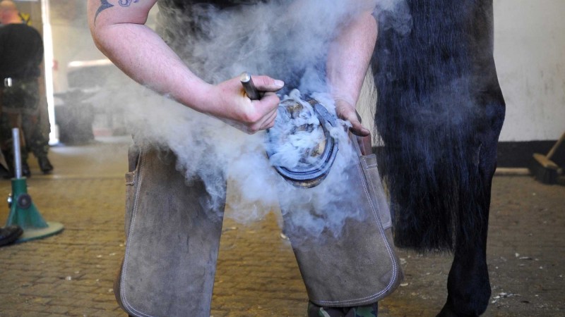 Smoking Hot: Household Cavalry Host World Farrier Championships
