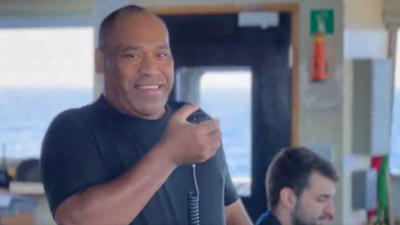 Land Ho! Fijian sailor makes special announcement on his first visit to ...