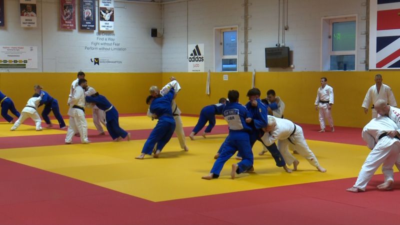 Forces judo stars train at home of British Judo