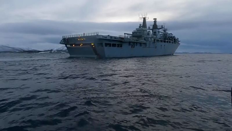 HMS Albion looks ahead to training with Nato allies in Arctic Norway
