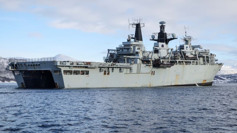 UK's amphibious flagship HMS Albion home after displaying military ...